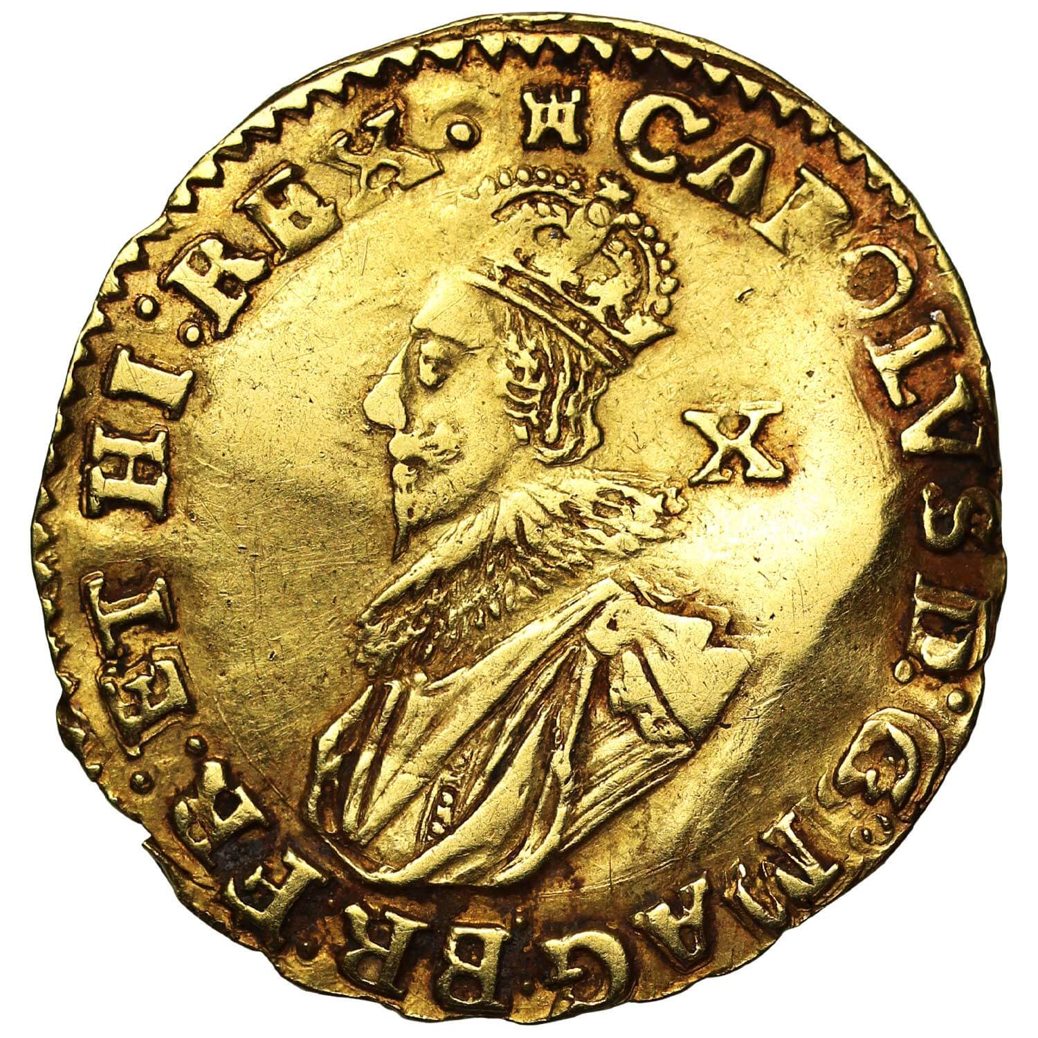 Charles I Gold Double Crown or Half Unite of Ten Shillings | The Royal Mint