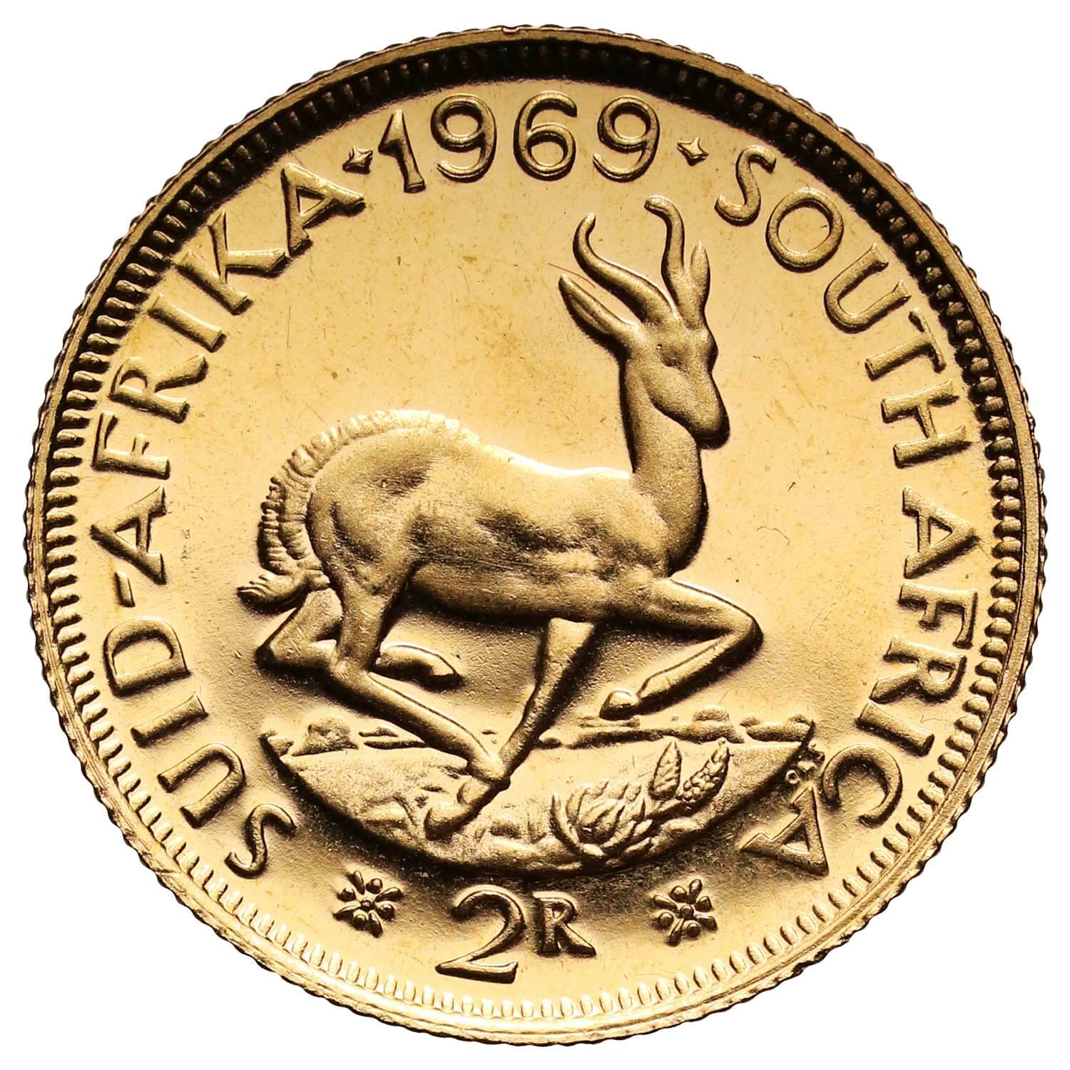 1965-1983 South Africa Gold 2 Rand | The Royal Mint