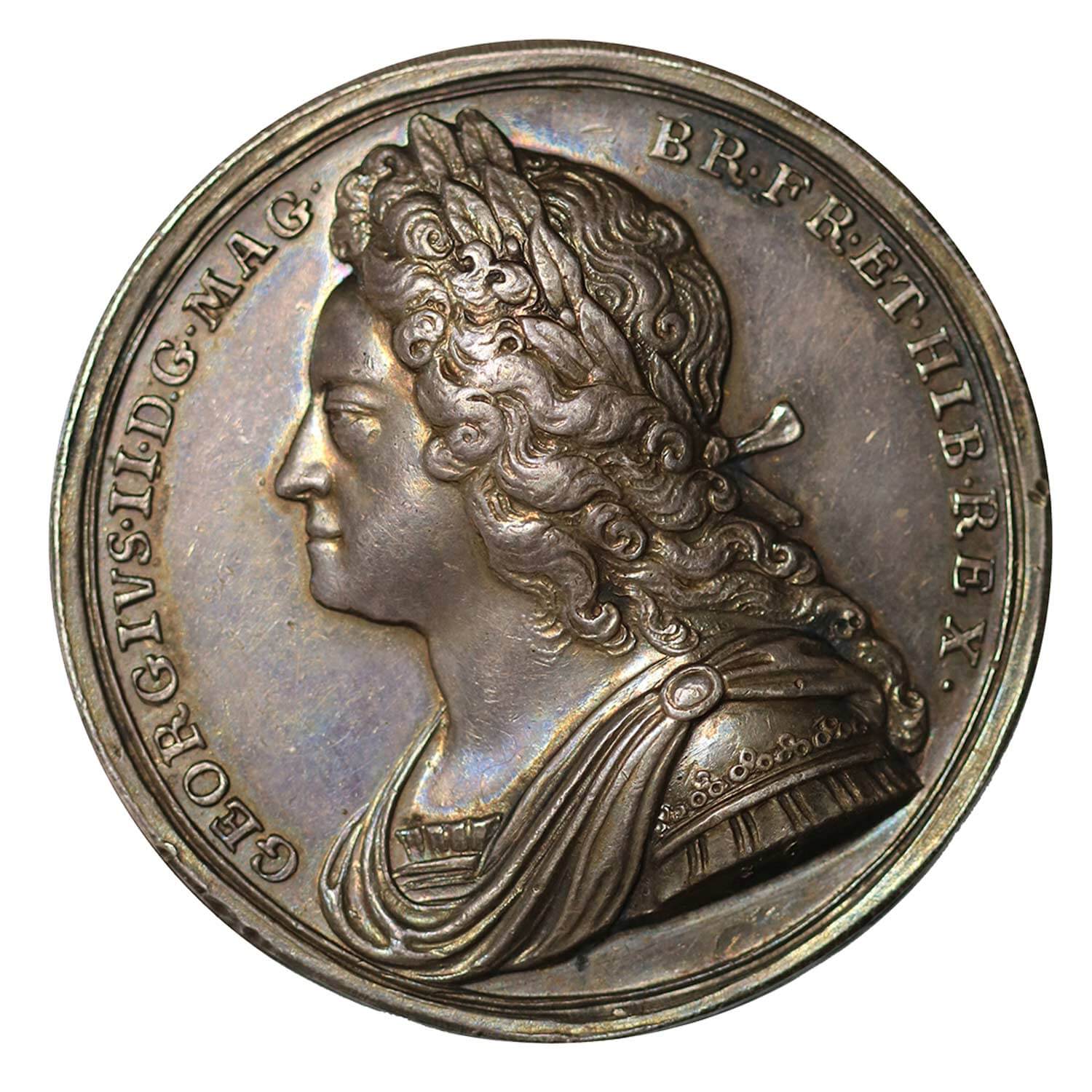 1727 'Coronation of George II' Silver Medal | The Royal Mint