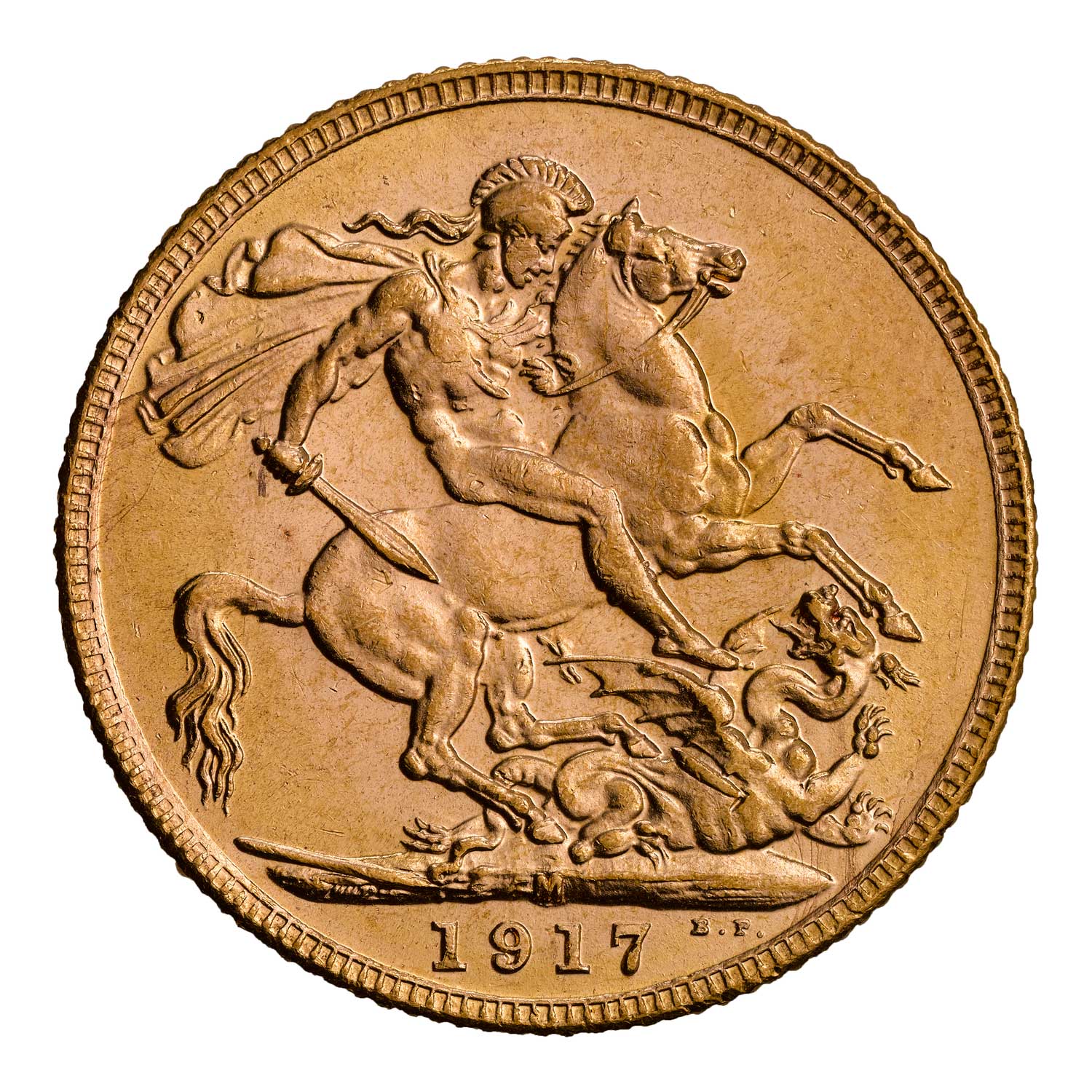 1917 George V Sovereign, Melbourne Mint Mark | The Royal Mint