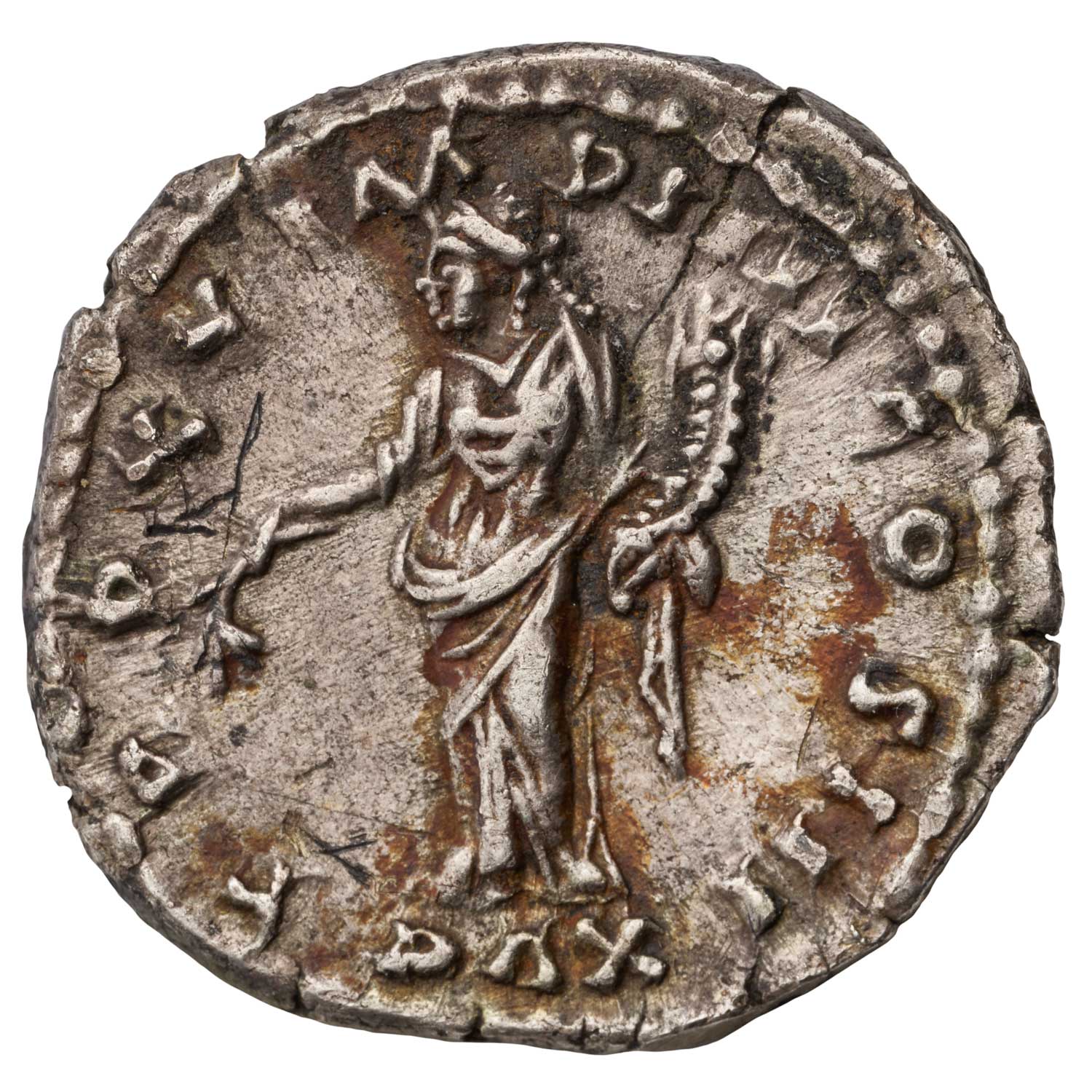 Marcus Aurelius Coin Roman Empire Marcus Aurelius Denarius 147 148