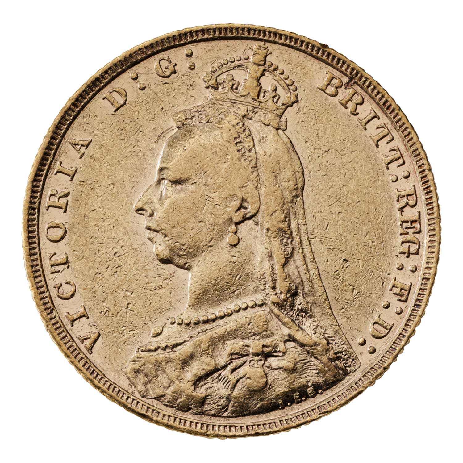 1893 Victoria Veiled Head Sovereign, Melbourne Mint Mark | The Royal Mint