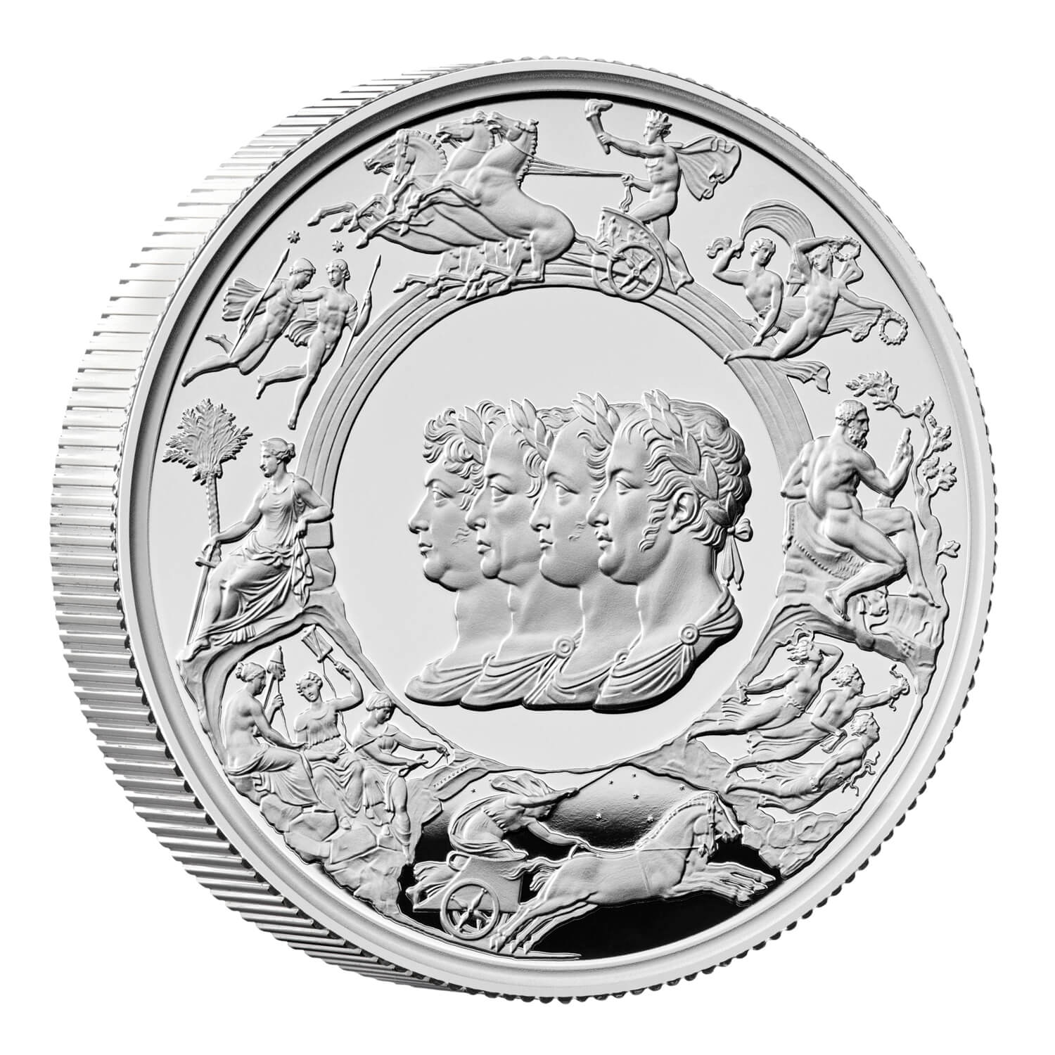 The Waterloo Medal Allied Leaders 2024 UK 2oz Silver Proof Coin | The ...