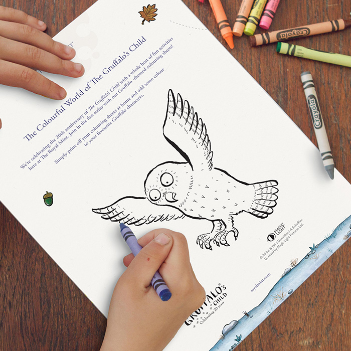 gruffalo fox coloring pages