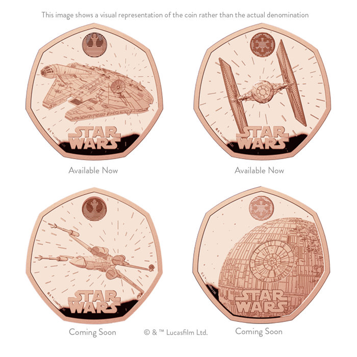 Star Wars Vehicles Four Coin Collection | The Royal Mint