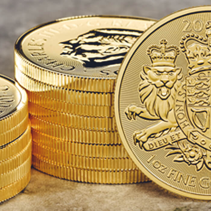 The Royal Arms Bullion Coin Range | The Royal Mint