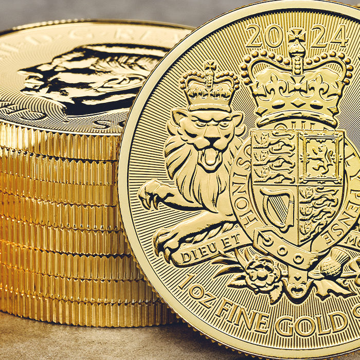 The Royal Arms Bullion Coin Range | The Royal Mint