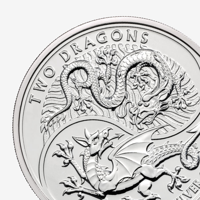 Buy Two Dragons Silver Bullion Coins | The Royal Mint