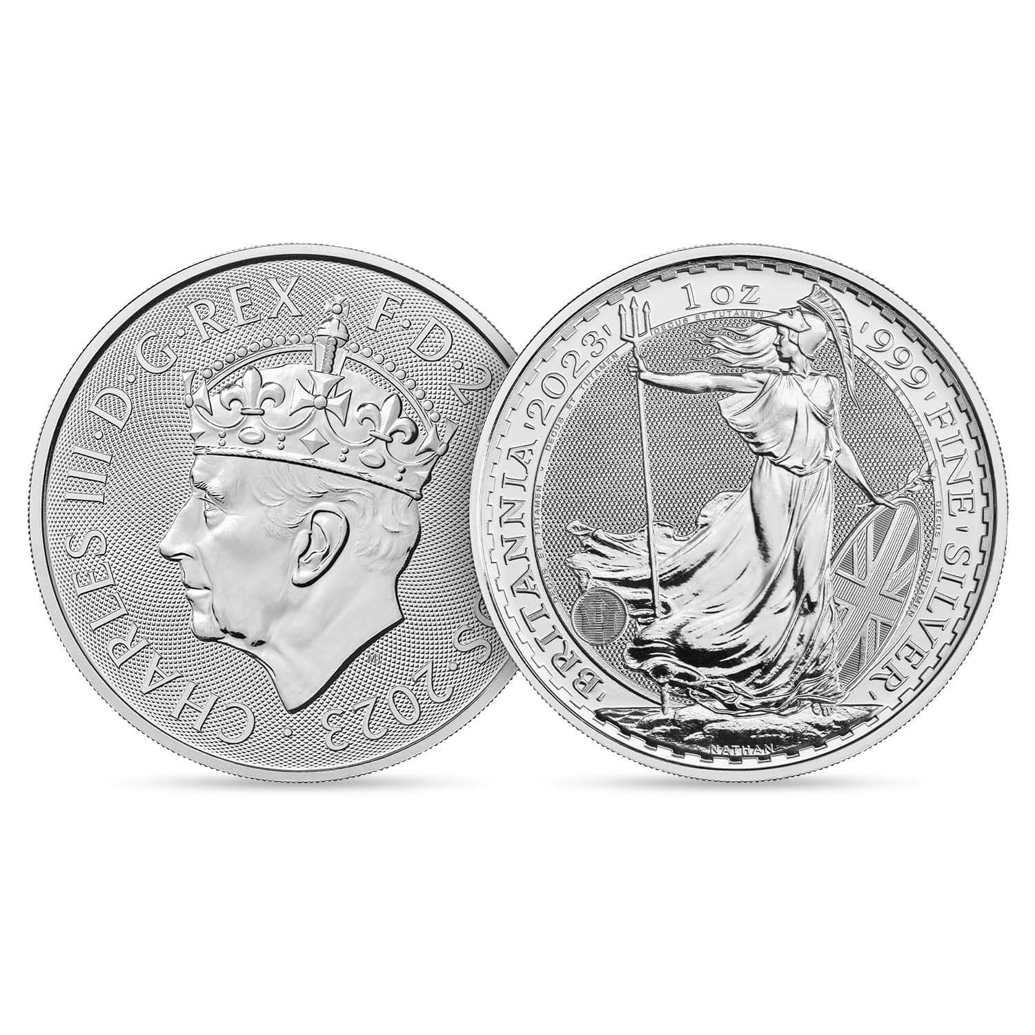 Coronation Britannia 2023 1oz Silver Bullion Coin | The Royal Mint Coronation Britannia 2023 1oz Silver Bullion Coin | The Royal Mint