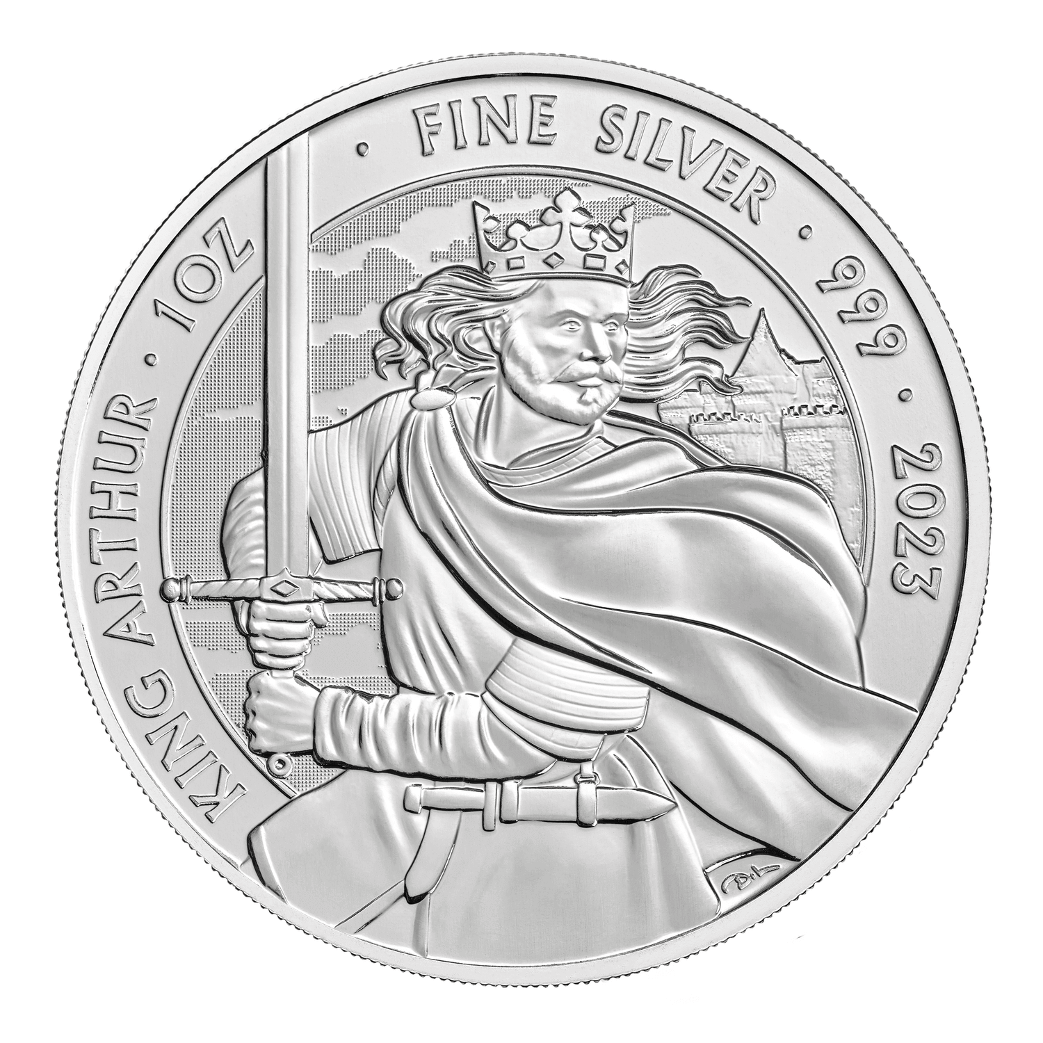 King Arthur 2023 1oz Silver Bullion Coin | The Royal Mint King Arthur 2023 1oz Silver Bullion Coin | The Royal Mint