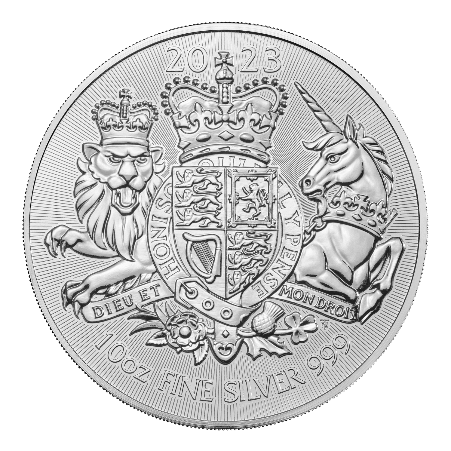 The Royal Arms 2023 10oz Silver Bullion Coin | The Royal Mint