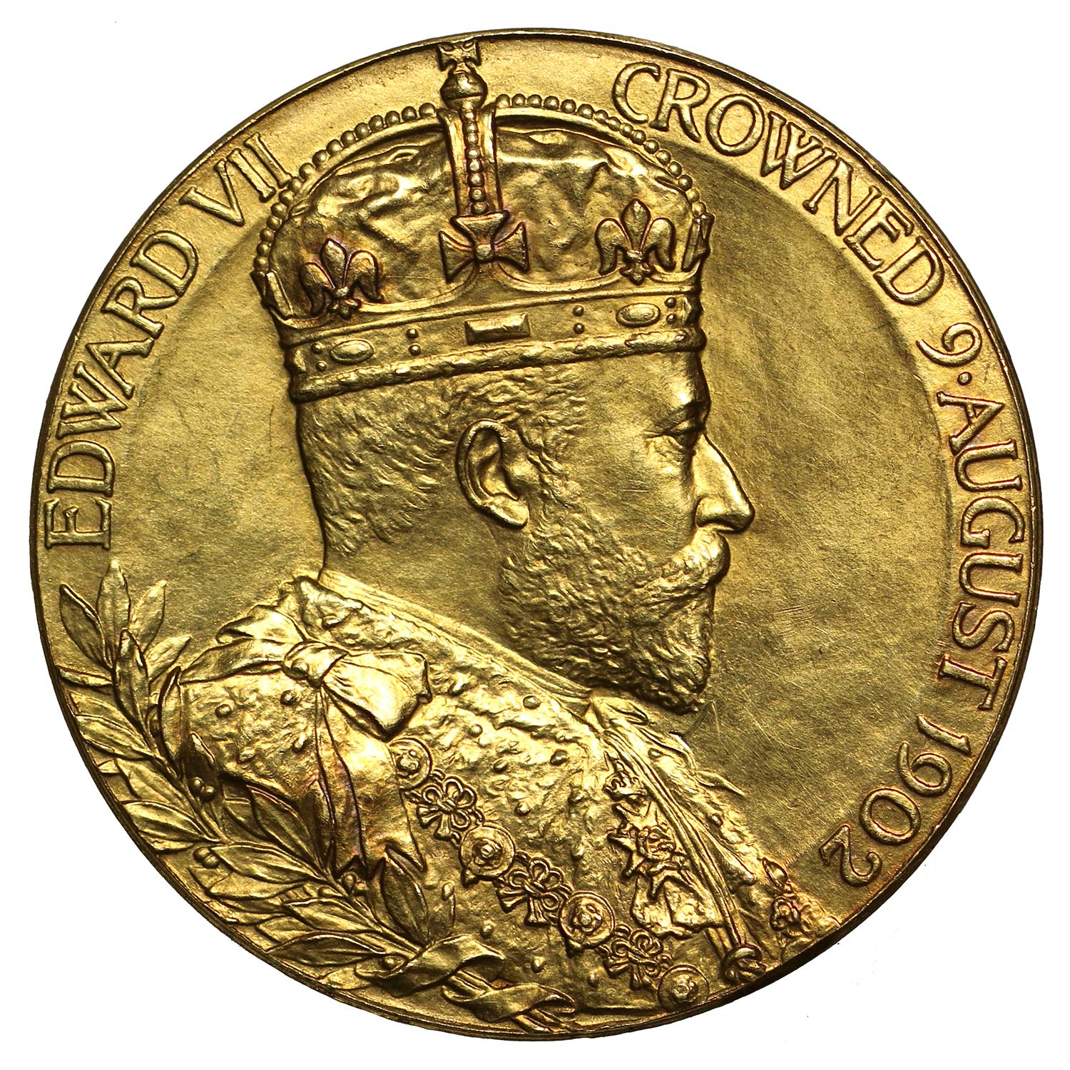 Edward VII, gold Coronation medal | The Royal Mint