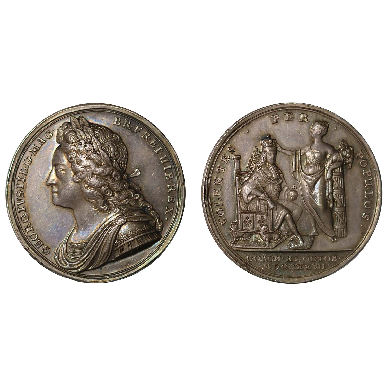 George II, silver Coronation medal | The Royal Mint