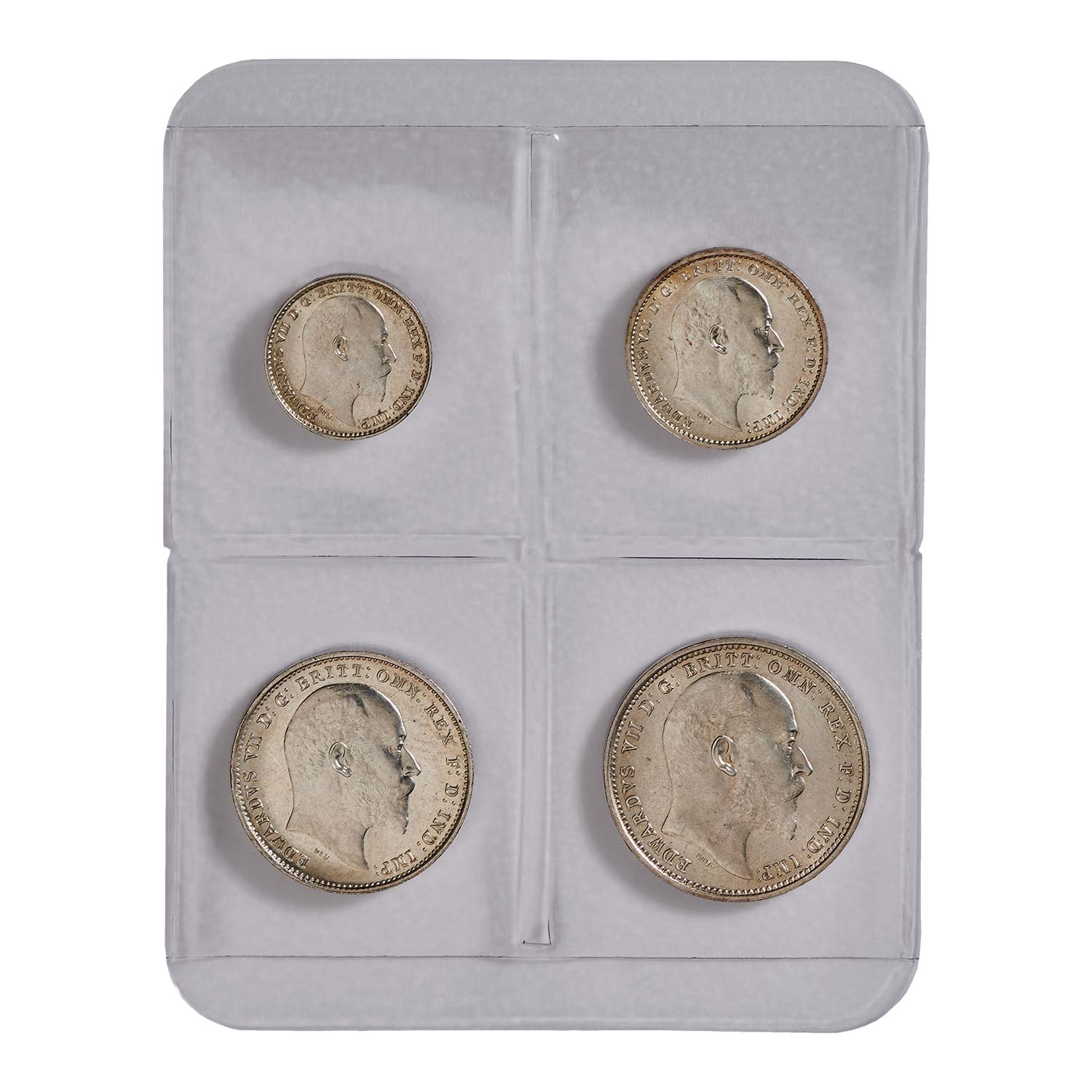 Edward VII coin (1901-10), silver Maundy Set, 1905 | The Royal Mint