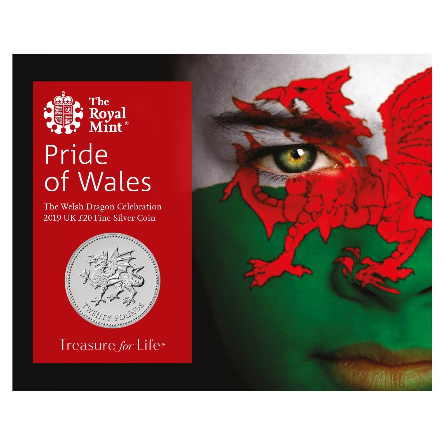The Welsh Dragon Celebration 2019 UK £20 Fine Silver Coin | The Royal Mint