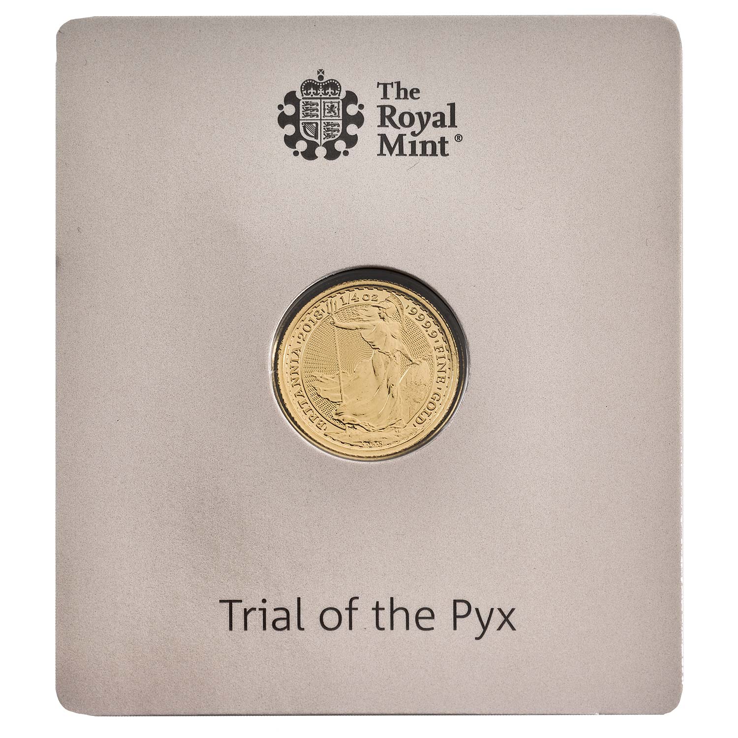 Britannia 2018 1/4oz Gold Bullion Coin Trial of the Pyx | Royal Mint