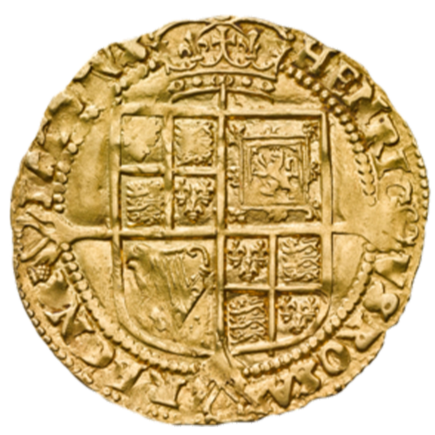 James I Half-Laurel, 4th Bust, Initial Mark Thistle
