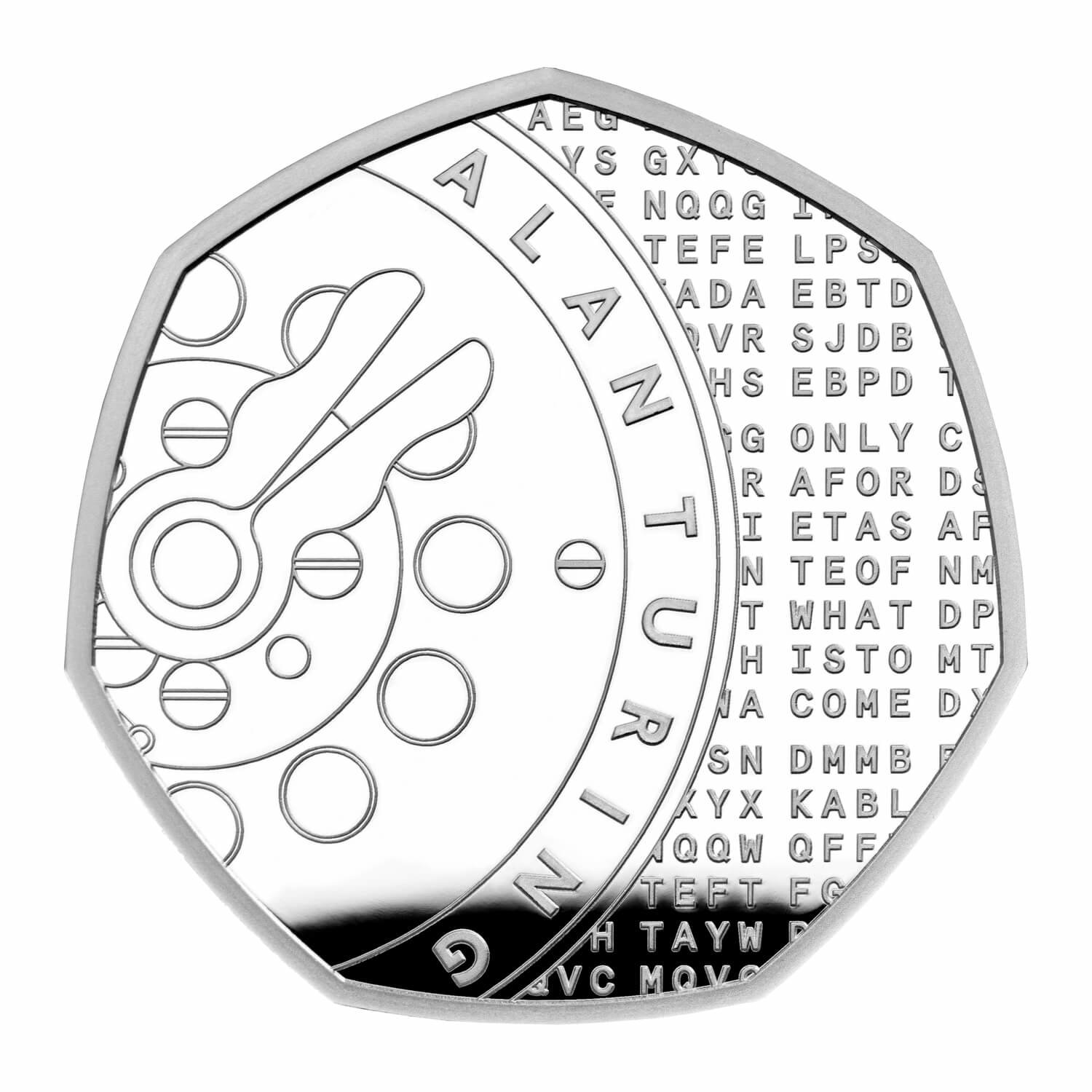 The Royal Mint celebrates Alan Turing on a collectable 50p coin | The ...