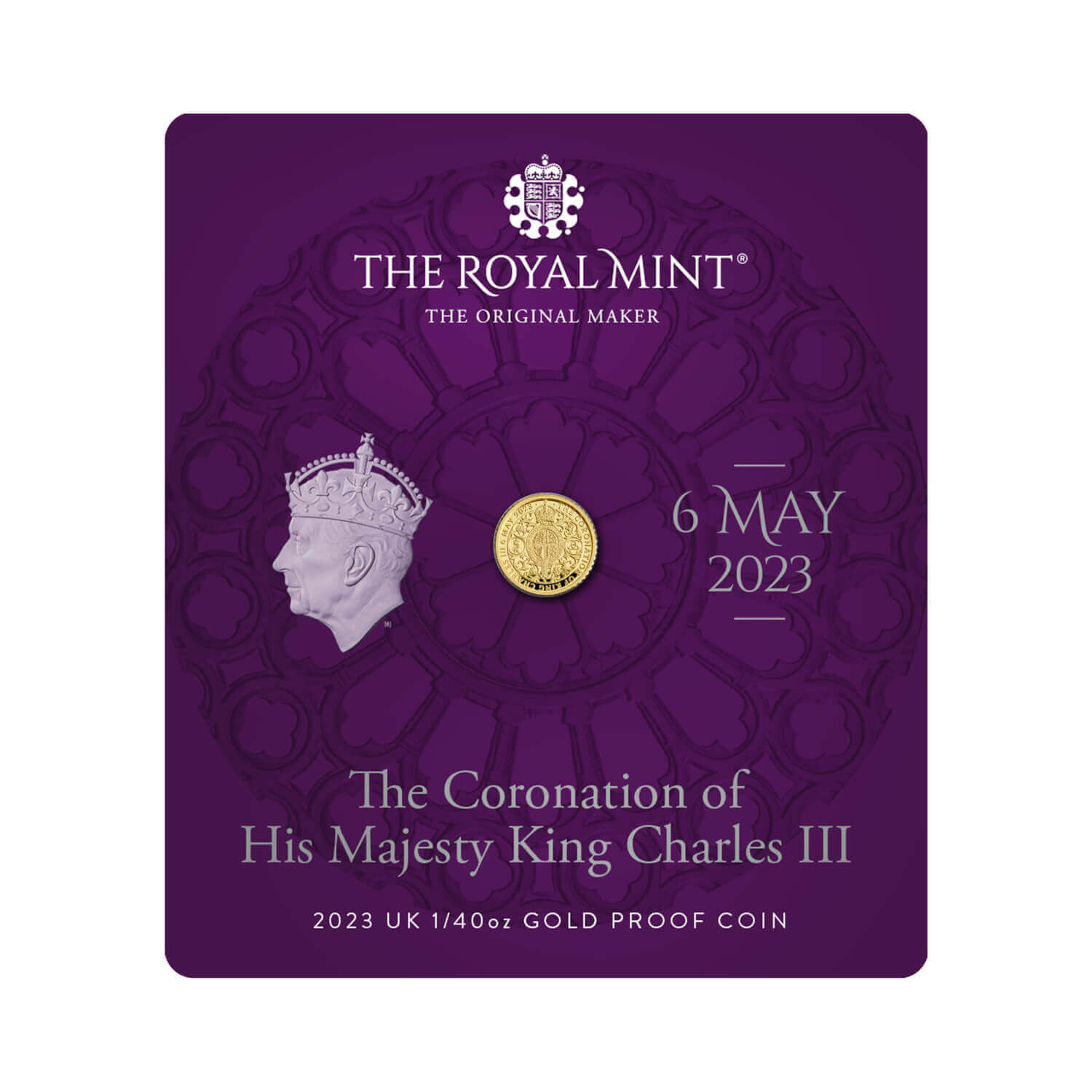 The Coronation of His Majesty King Charles III 2023 UK 1/40th oz Gold ...