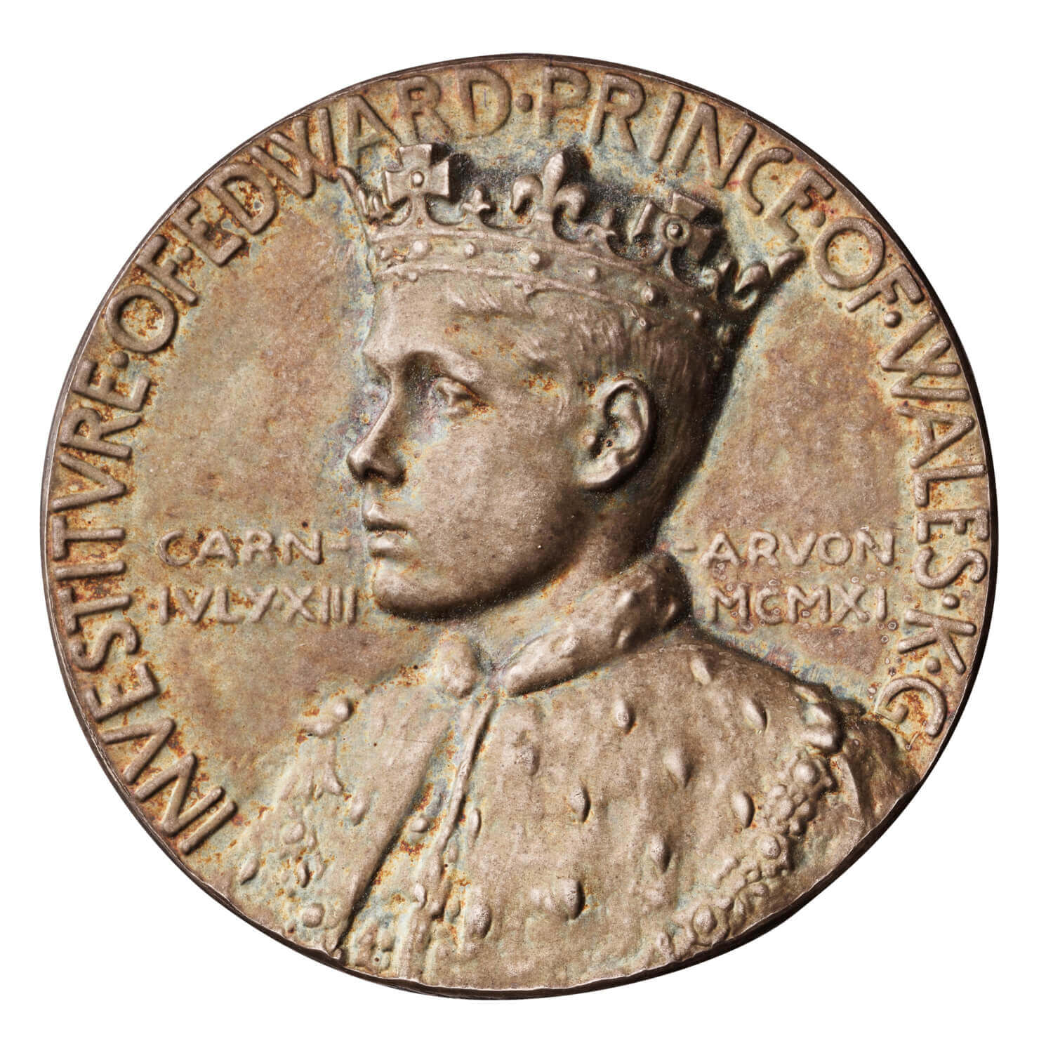 1911 Edward, Prince of Wales Investiture, Caernarfon Castle Medal | The ...
