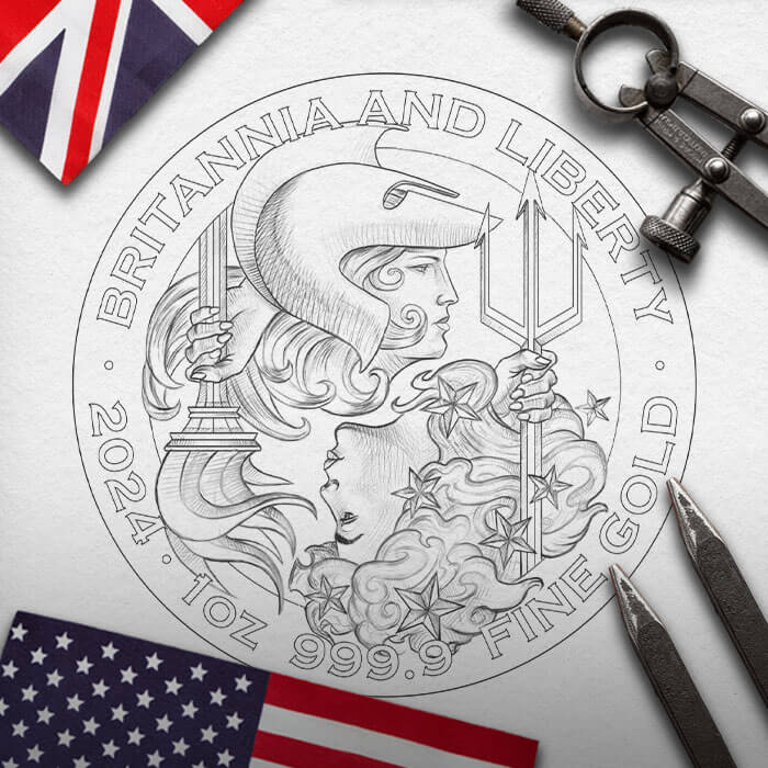 Britannia and Liberty | The Royal Mint