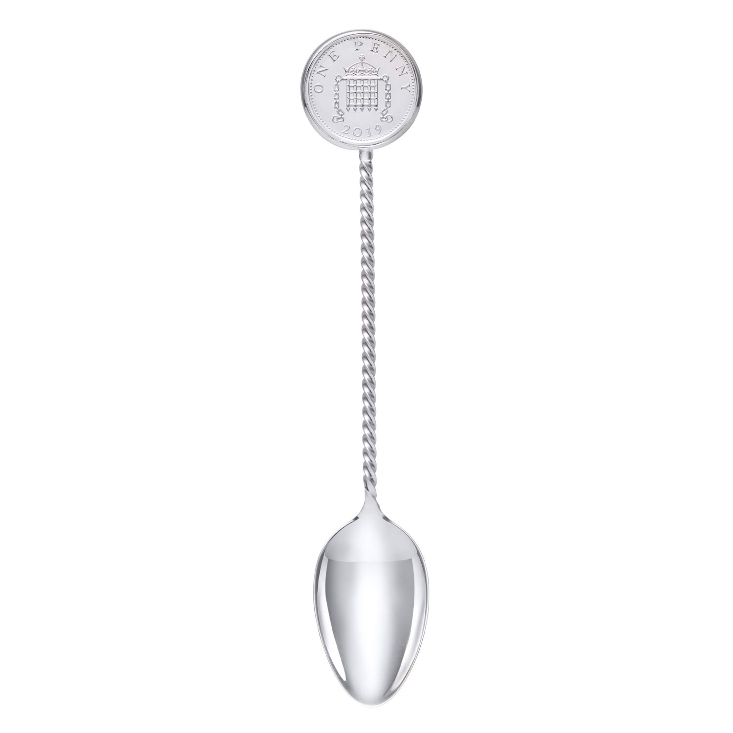 Sterling Silver Spoon with a 2019 Penny | The Royal Mint