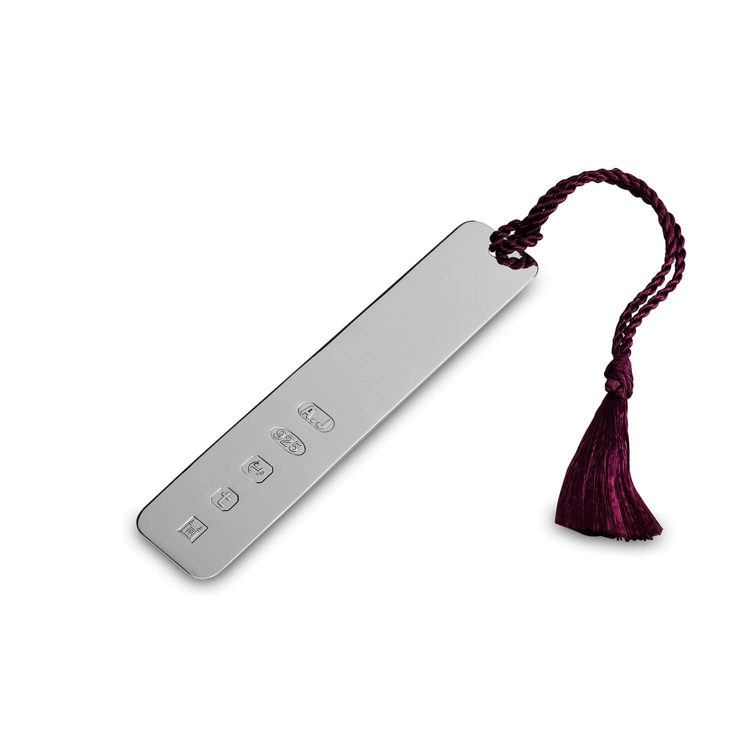 Sterling Silver Bookmark with Purple Tassel | Royal Mint