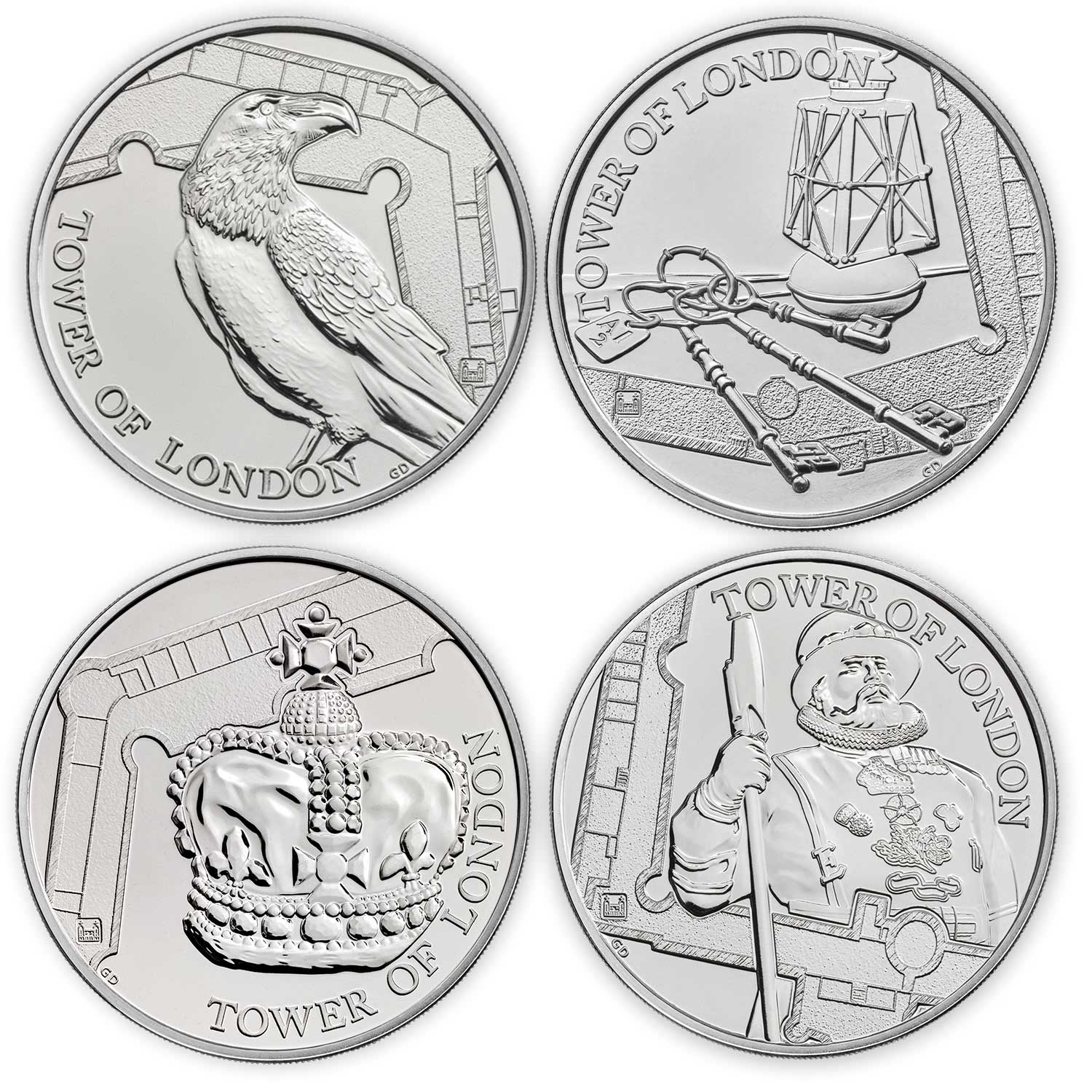 The Tower of London Brilliant Uncirculated 4-Coin Series | The Royal Mint