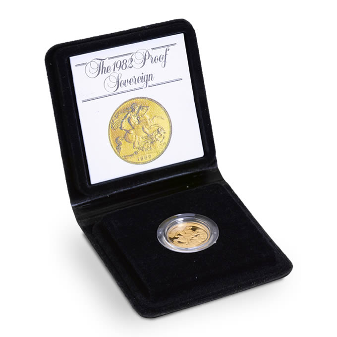 Elizabeth II 1982 coin Gold Proof Sovereign | The Royal Mint